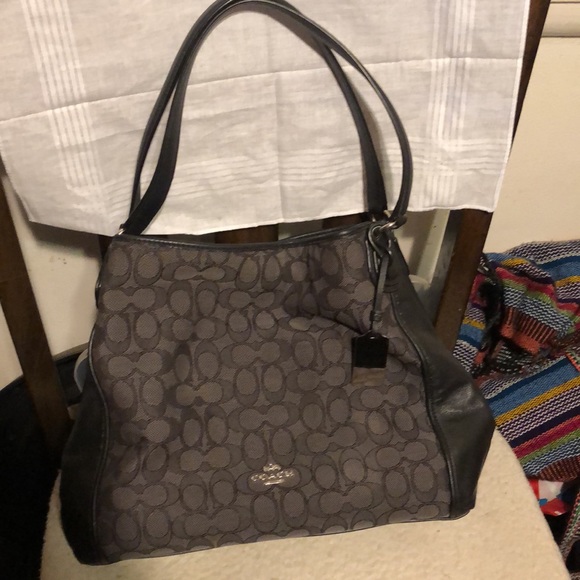 Coach | Bags | Coach Black And Grey Purse | Poshmark